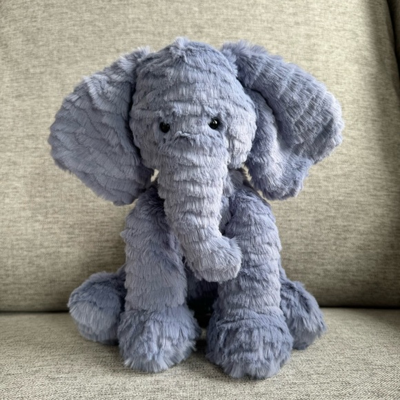 Jellycat | Toys | Jellycat Fuddlewuddle Elephant Blue Nwt Htf | Poshmark